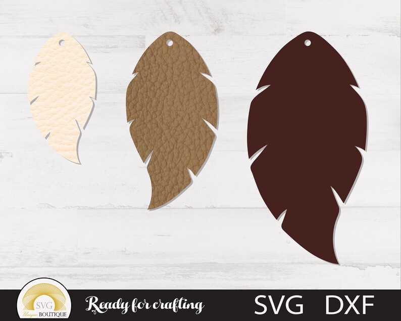 Feather Earring Svg, Earring Template, Svg Files for Cricut, Earring ...