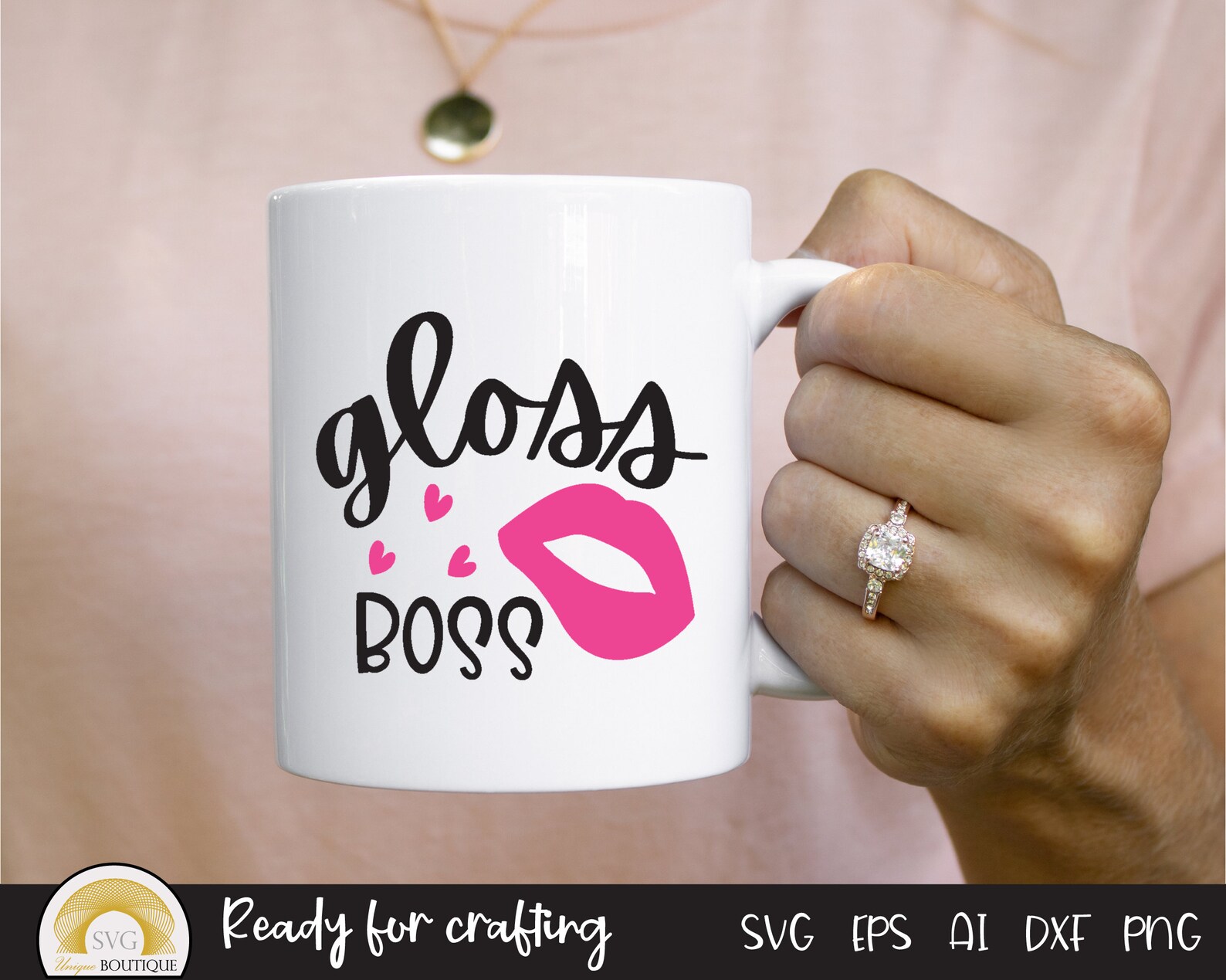 Makeup Svg, Gloss Boss Svg, Girl Svg, Svg Files for Cricut - Etsy