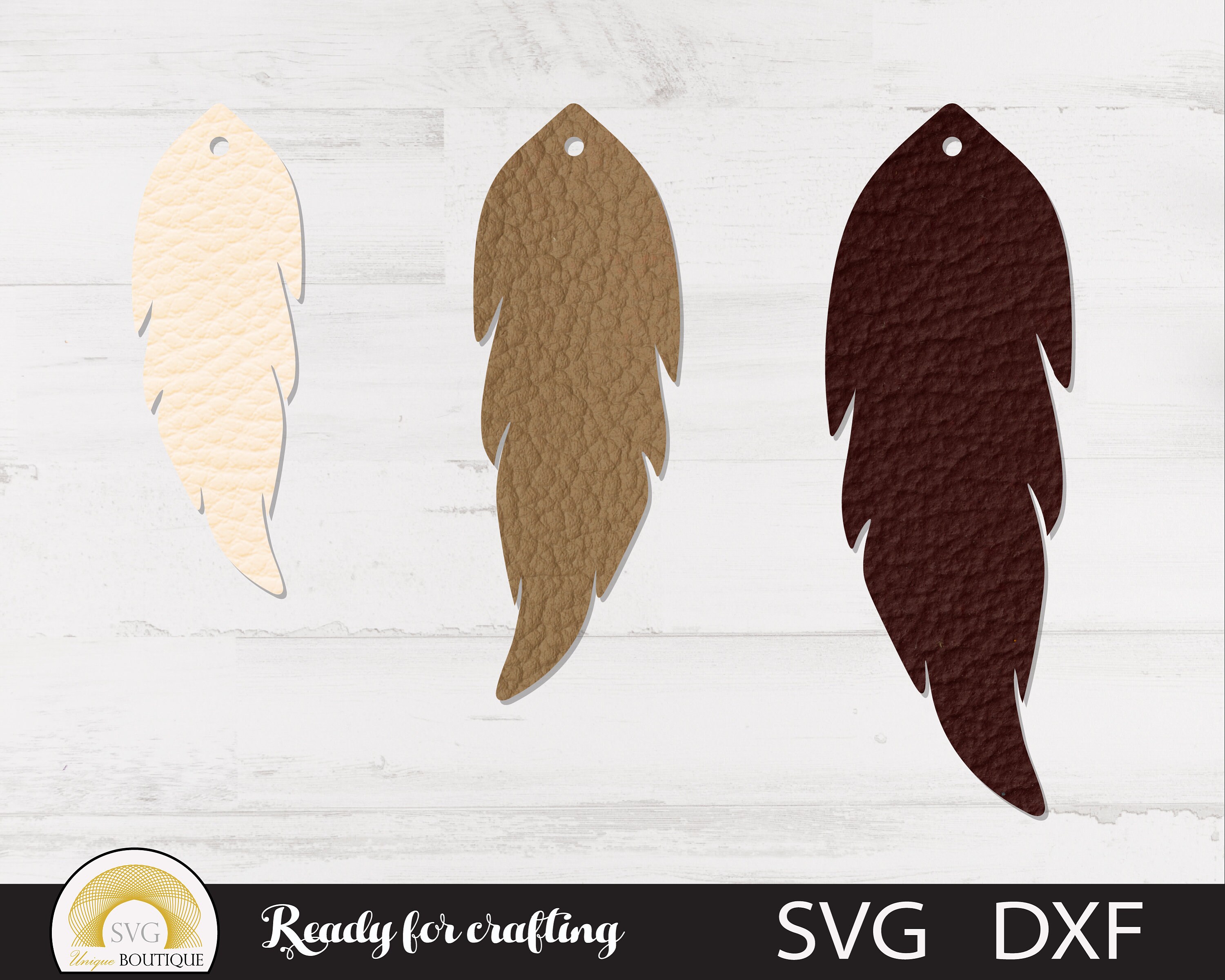 Feather Earring Svg, Earring Template, Svg Files for Cricut, Earring ...
