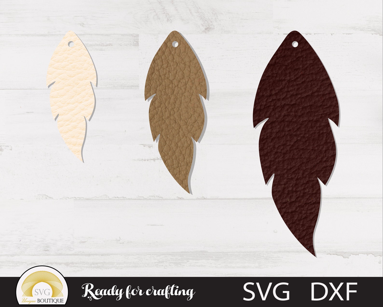 Feather Earring Svg Earring Template Svg Files for Cricut - Etsy