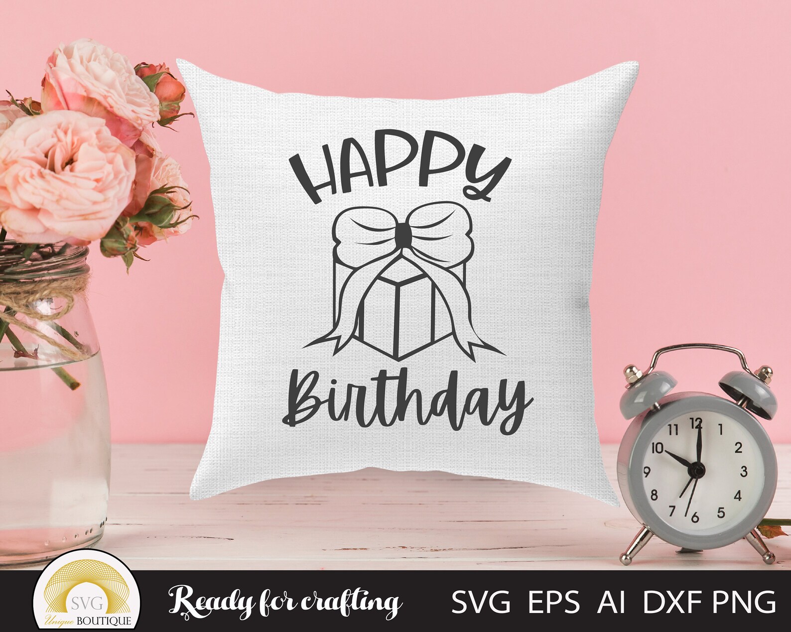 Happy Birthday Svg Present Svg Birthday Cut File Svg Files | Etsy