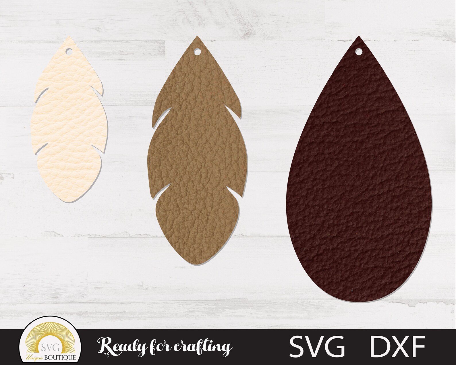 Feather earring svg Earring template Svg files for cricut | Etsy