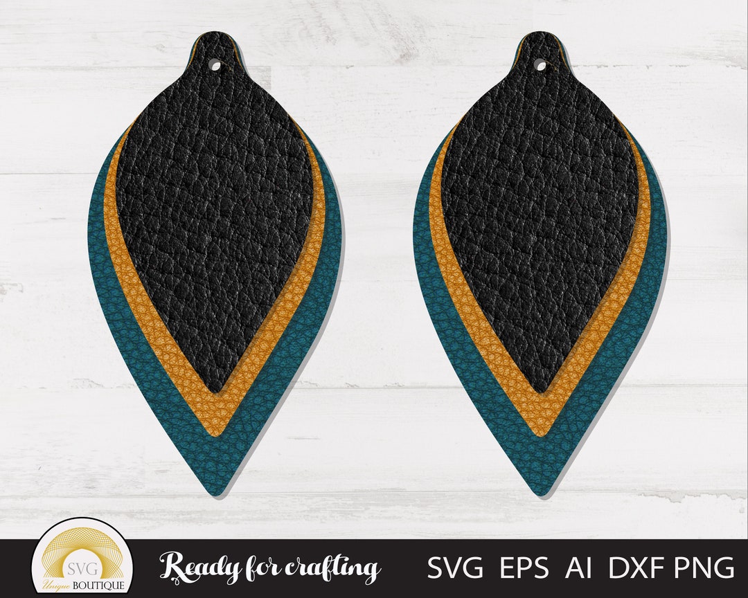 Earring Svg Earring Template Svg Files for Cricut Earring - Etsy