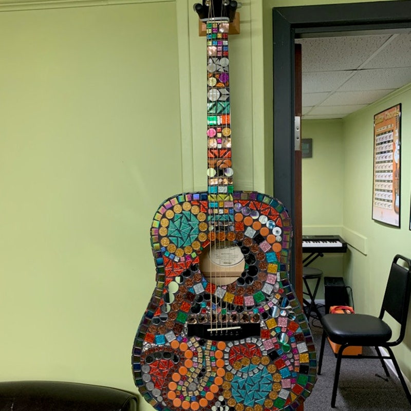 Mosaic Guitar - Etsy