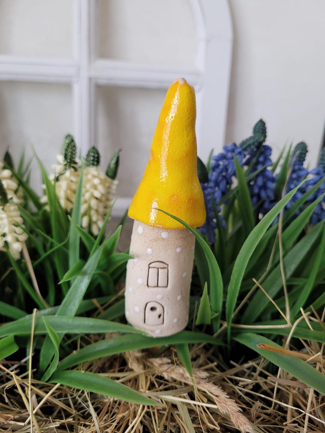 Flower Plug Garden Plug House Fairy House Garden Decoration Pottery ...