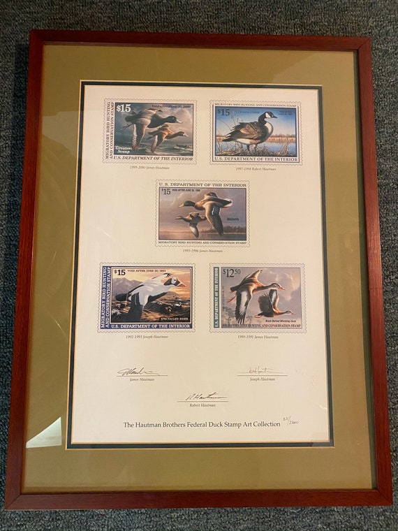 Federal Duck Stamp Collection Frame