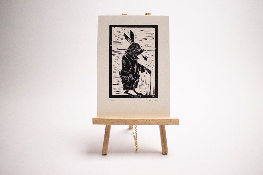 Little Hare Print: Japanese Vinyl Art - Etsy