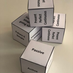 Learn English Tenses Game Intermediate and Advanced Active and Passive ...