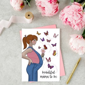 Baby Shower Expecting Mother to Be Pregnancy Congratulations Greeting ...
