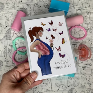 Baby Shower Expecting Mother to Be Pregnancy Congratulations Greeting ...