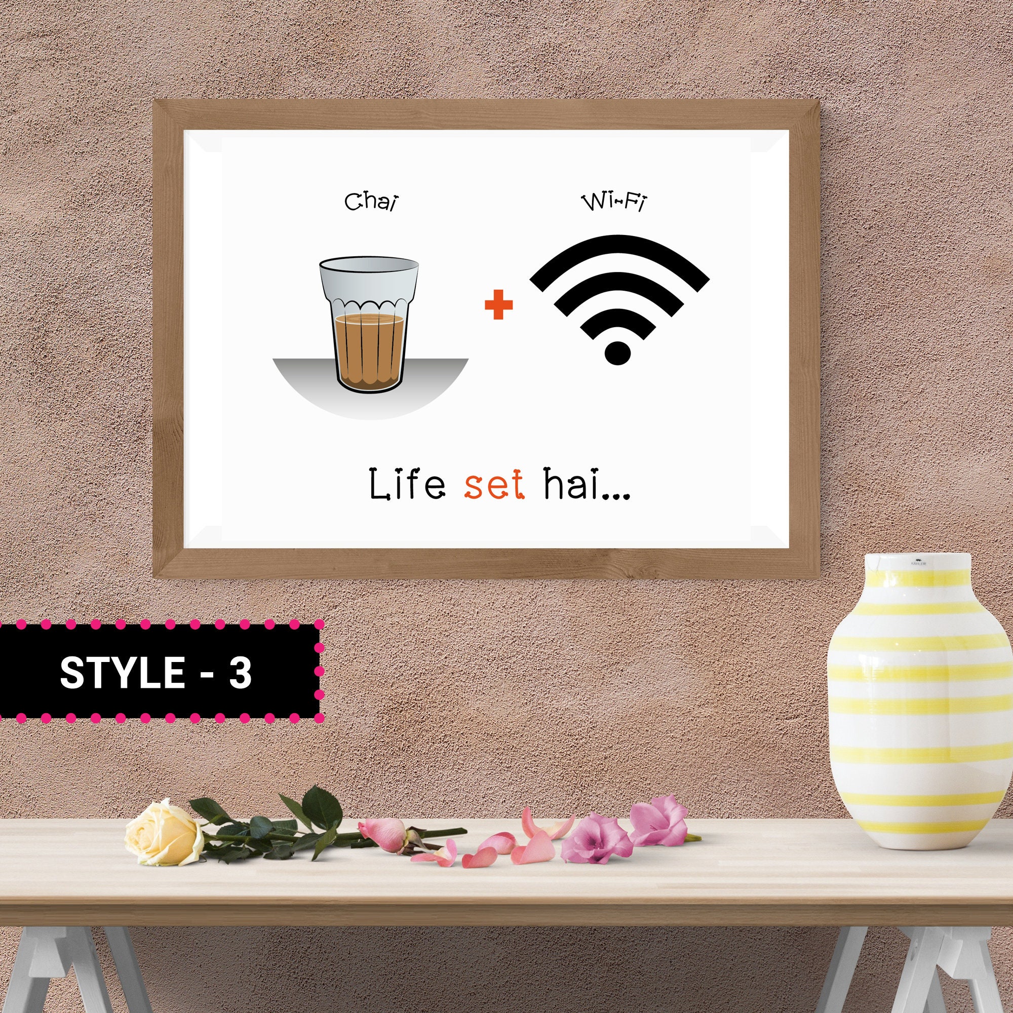 CHAI Indian Tea Memory Poster Nostalgic Wall Art Print Decor | Etsy