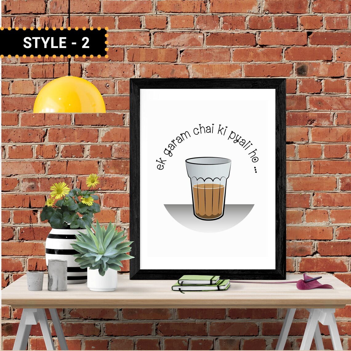 CHAI Indian Tea Memory Poster Nostalgic Wall Art Print Decor | Etsy