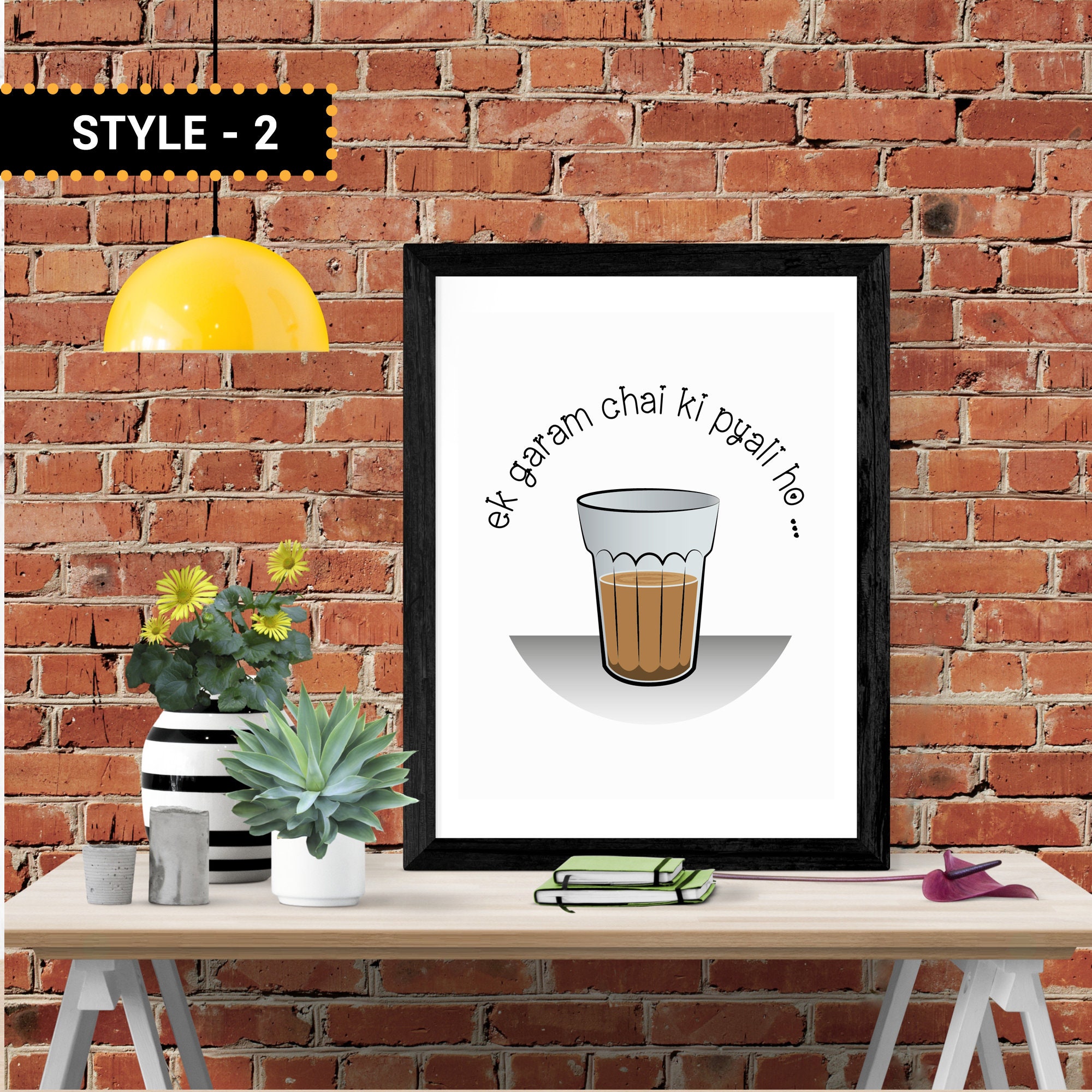 CHAI Indian Tea Memory Poster Nostalgic Wall Art Print Decor | Etsy