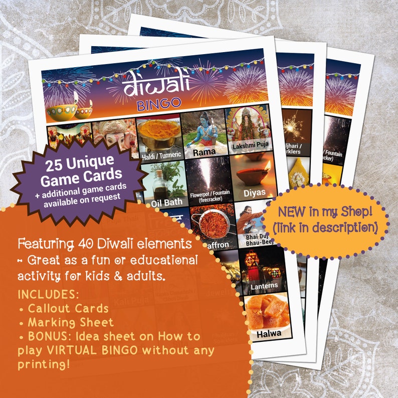 Indian Memories Bingo Game | Nostalgic India Brands Products Childhood ...