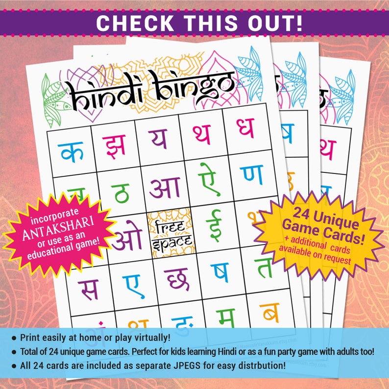 Bollywood Stars Bingo Game | Indian Actress Actors Celebrities Hindi ...