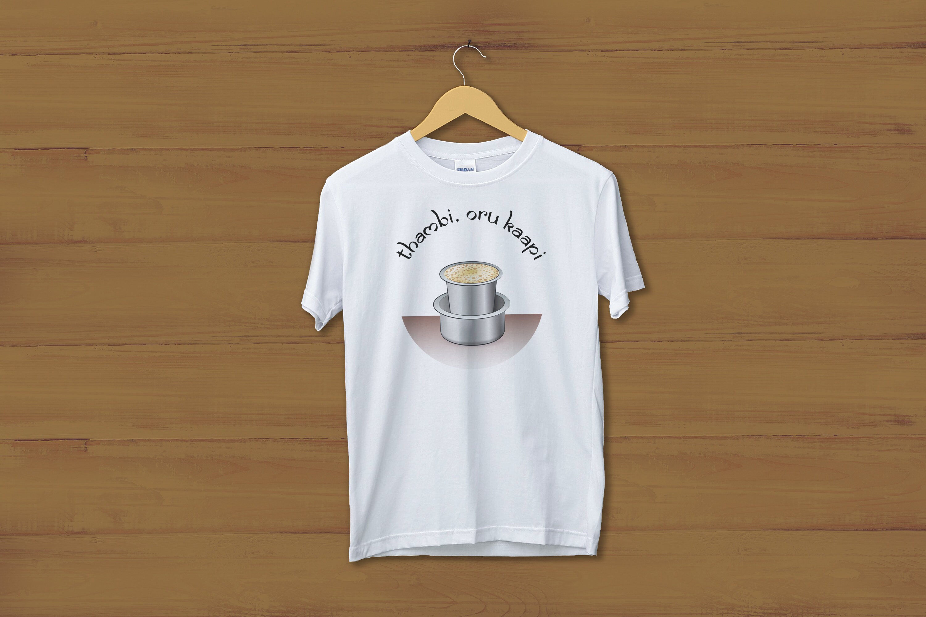 Thambi Oru Kaapi South Indian Coffee Memory Nostalgic Art Tee | India ...