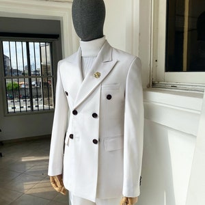 A hart Triple-breasted Suit Polished Horn Brown - Etsy