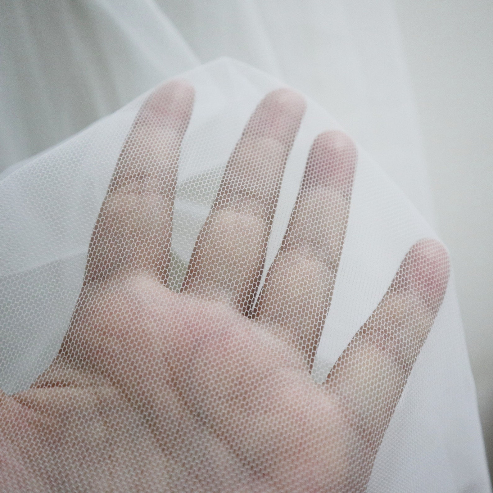 Transparent Soft Bridal Tulle Ivory Mesh Fabric Pure Tulle - Etsy