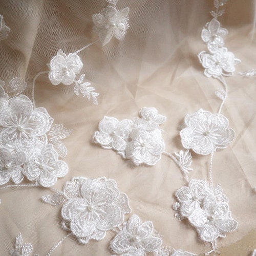 Cheap white lace fabric store