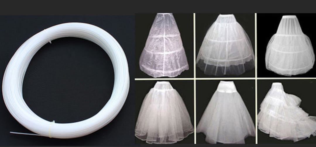 10 Yards Plastic Boning for Petticoat Corset Dress Hat Bag Skirt Bodice ...