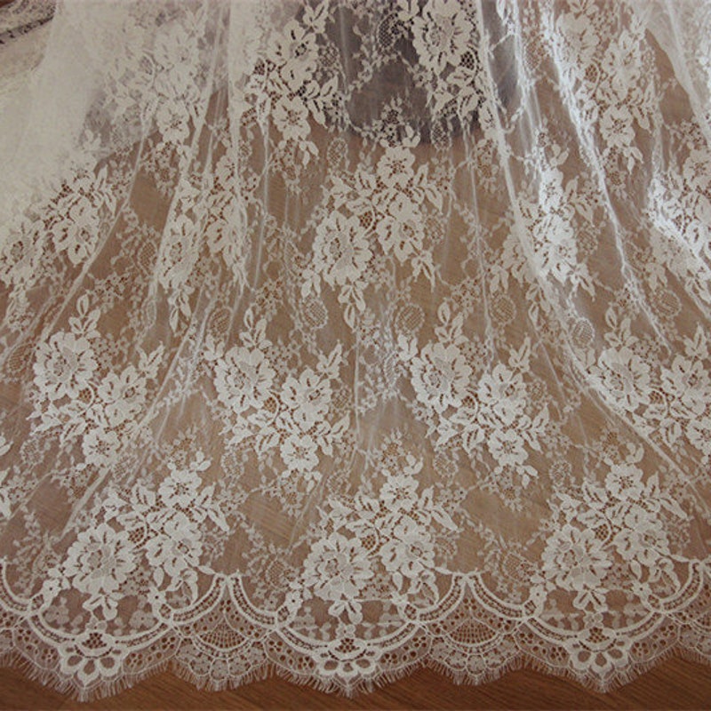 French Lace Fabric - Etsy