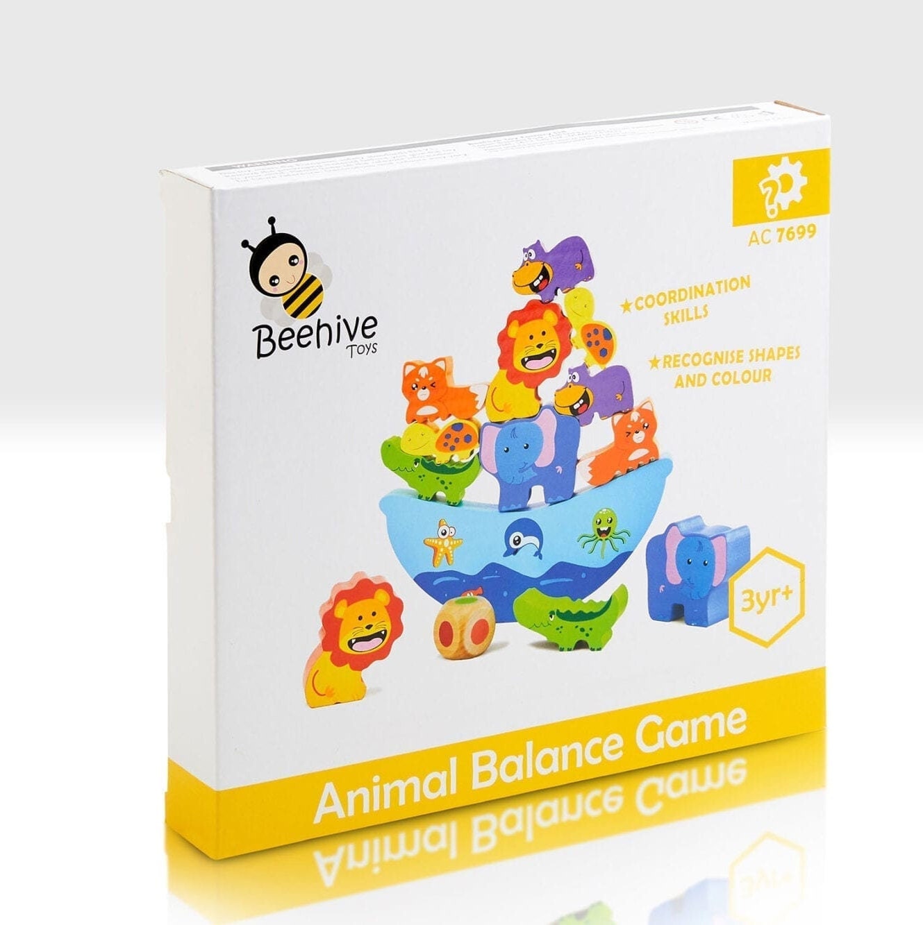 Beehive Toys Animal Balance Stacking Game • Educational Creative Toy to ...