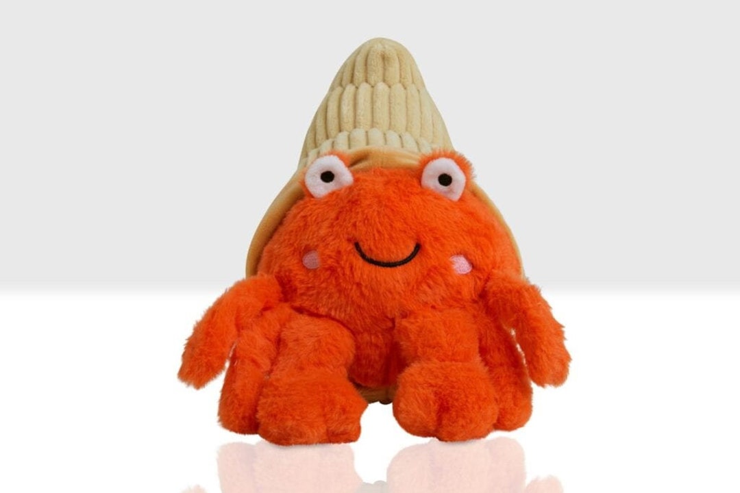 Cuddly Hermit Crab Soft Toy • Plush Animal Gift for Children Age 1 2 3 ...