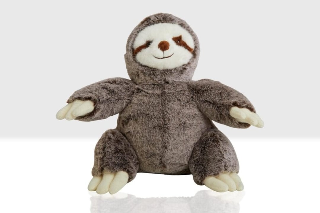 Soft Cuddly Sloth Toy . Plush Stuffed Animal for Children Age 1 2 3 4 ...
