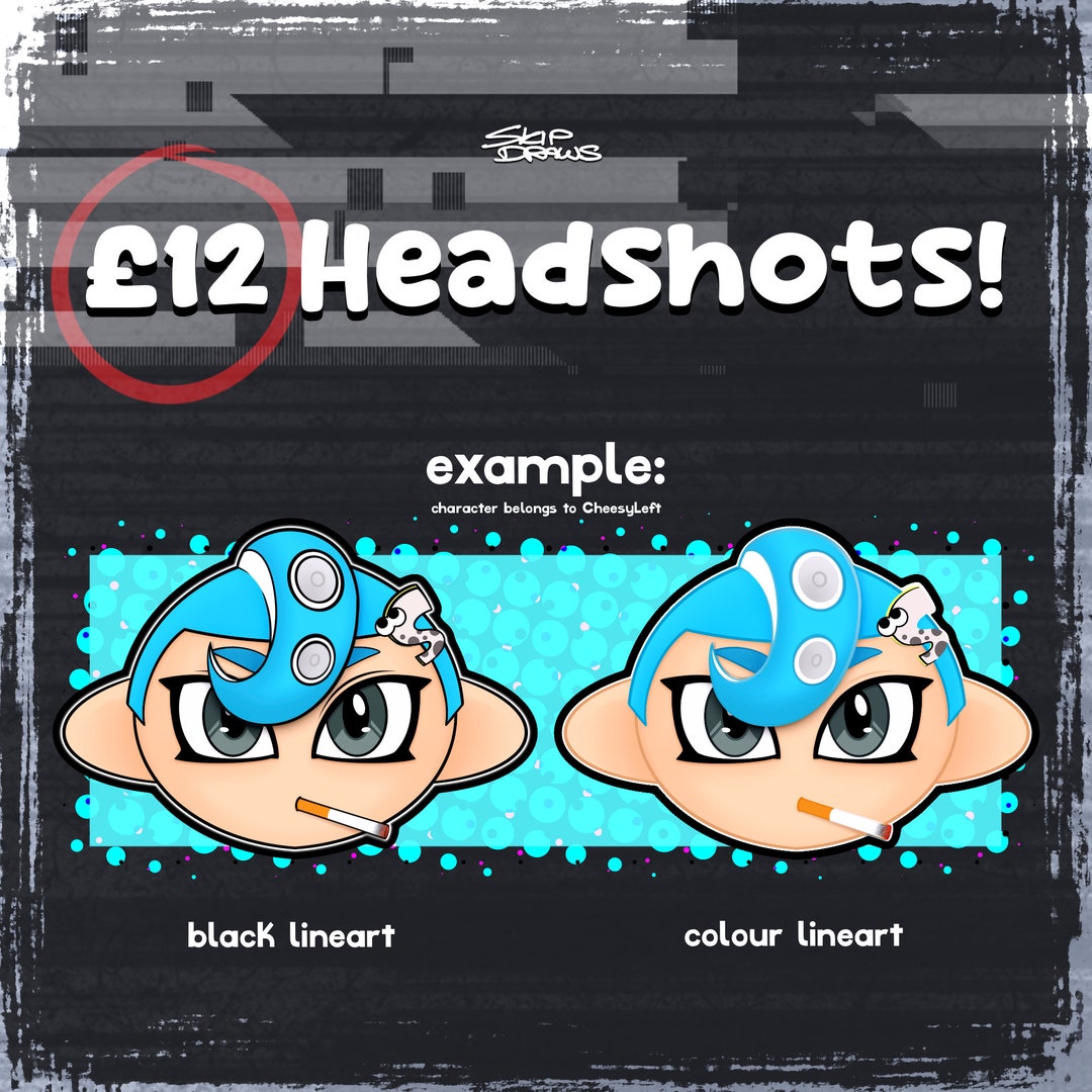 Skip Draws - Character Headshot - Etsy