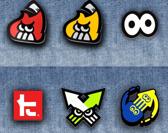 Splatoon 8cm Holographic Locker Stickers Unofficial Merch - Etsy