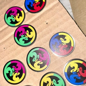 Tricolor Splatfest 2.5cm Metal Pin - Splatoon 3 Unofficial Merch - Etsy