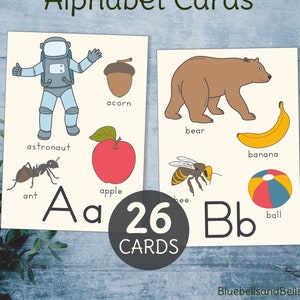 Letter Cards Printable. Alphabet Flash Cards for Toddlers and ...