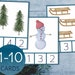 Winter Preschool Printable Count and Clip Cards. Christmas | Etsy