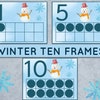 Snowman Number Cards and Counting Mats 1-10. Montessori Winter ...