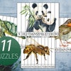 Arctic Animals Preschool Printable Puzzles 1-10. Penguin Number ...