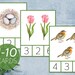 Spring Count and Clip Cards 1-10. Montessori Preschool Math - Etsy