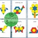 Dinosaur Pattern Blocks Printable Templates. Preschool and Kindergarten ...