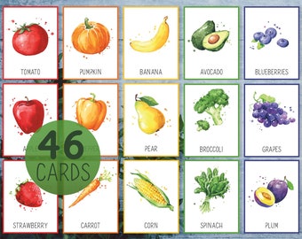 Printable Fruits - Etsy