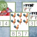 Farm Animals Count and Clip Cards 1-10. Farm Animals Counting | Etsy