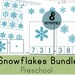 Snowflake Preschool Activities. Montessori Winter Printable. - Etsy