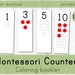 Montessori Counters 1-10 Coloring Booklet. Preschool Numbers. - Etsy