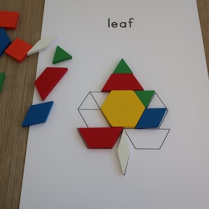 Fall Pattern Blocks Templates. Preschool and Kindergarten Printable ...