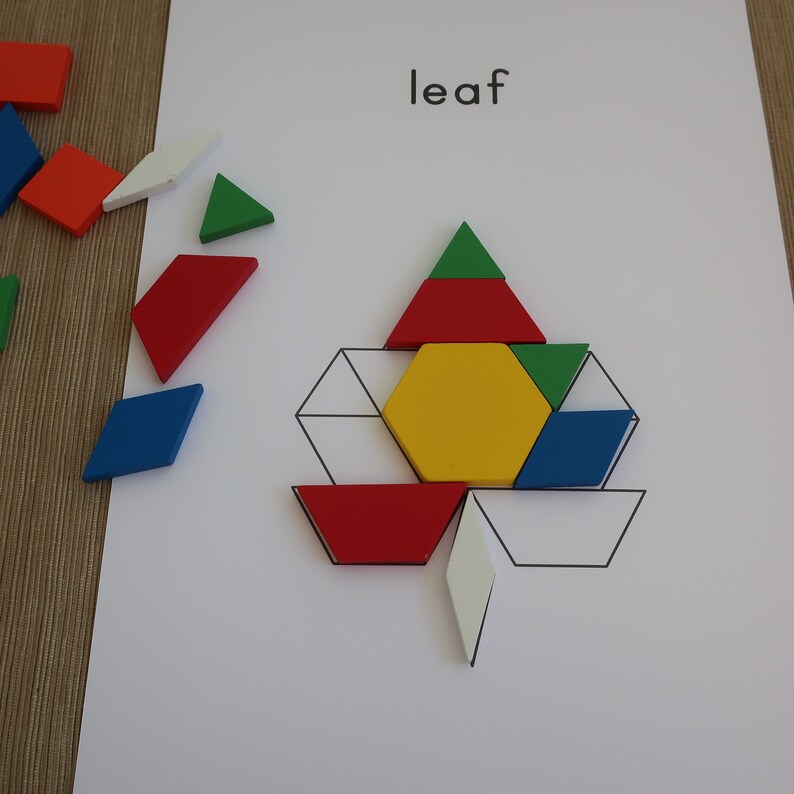 Fall Pattern Blocks Templates. Preschool and Kindergarten Printable ...