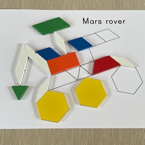 Outer Space Pattern Blocks Templates. Solar System Preschool and ...