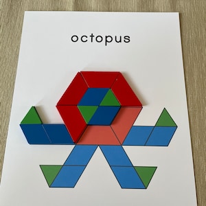 Ocean Animals Pattern Blocks Templates. Preschool and Kindergarten ...