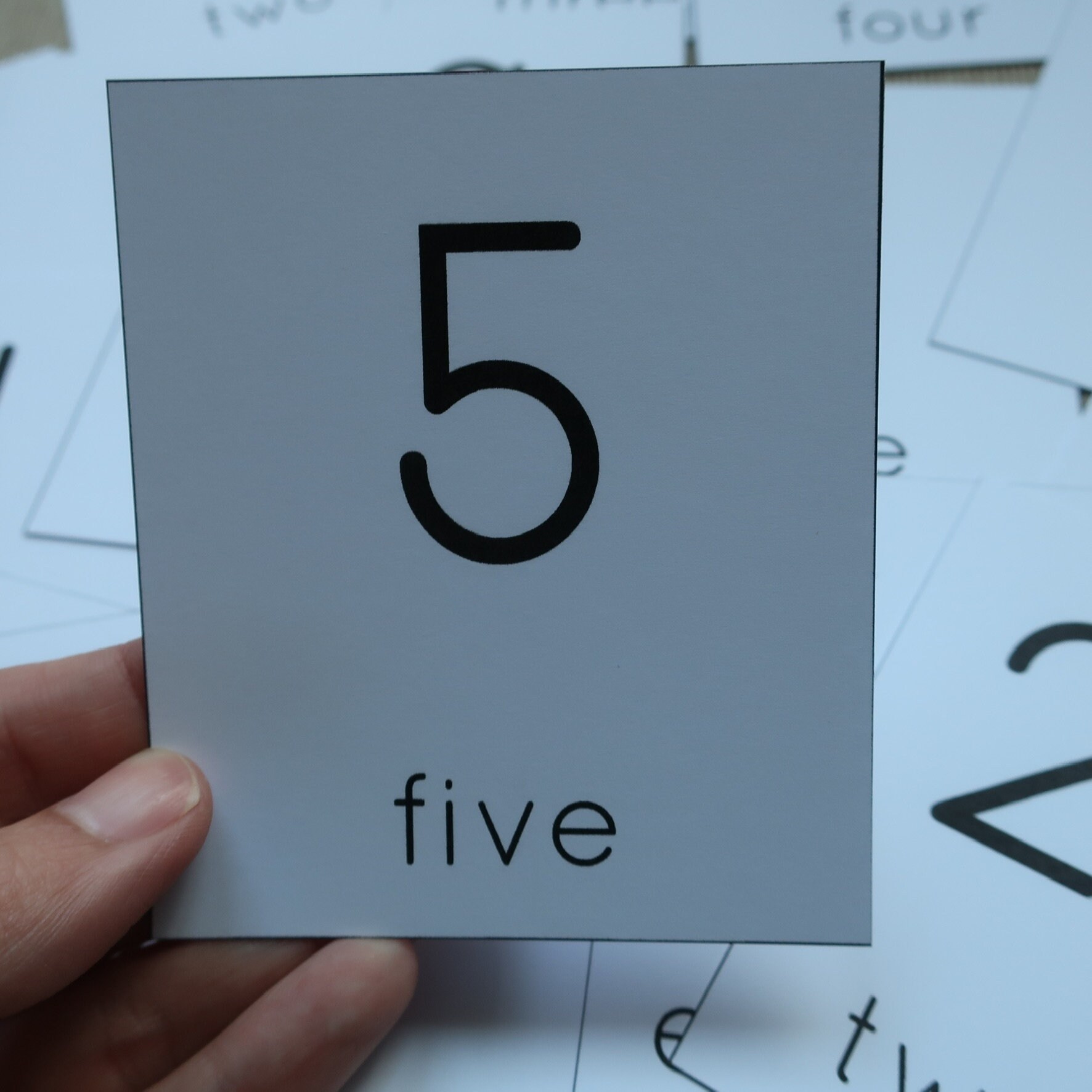 Number Cards 0-20. Printable Number Cards. - Etsy