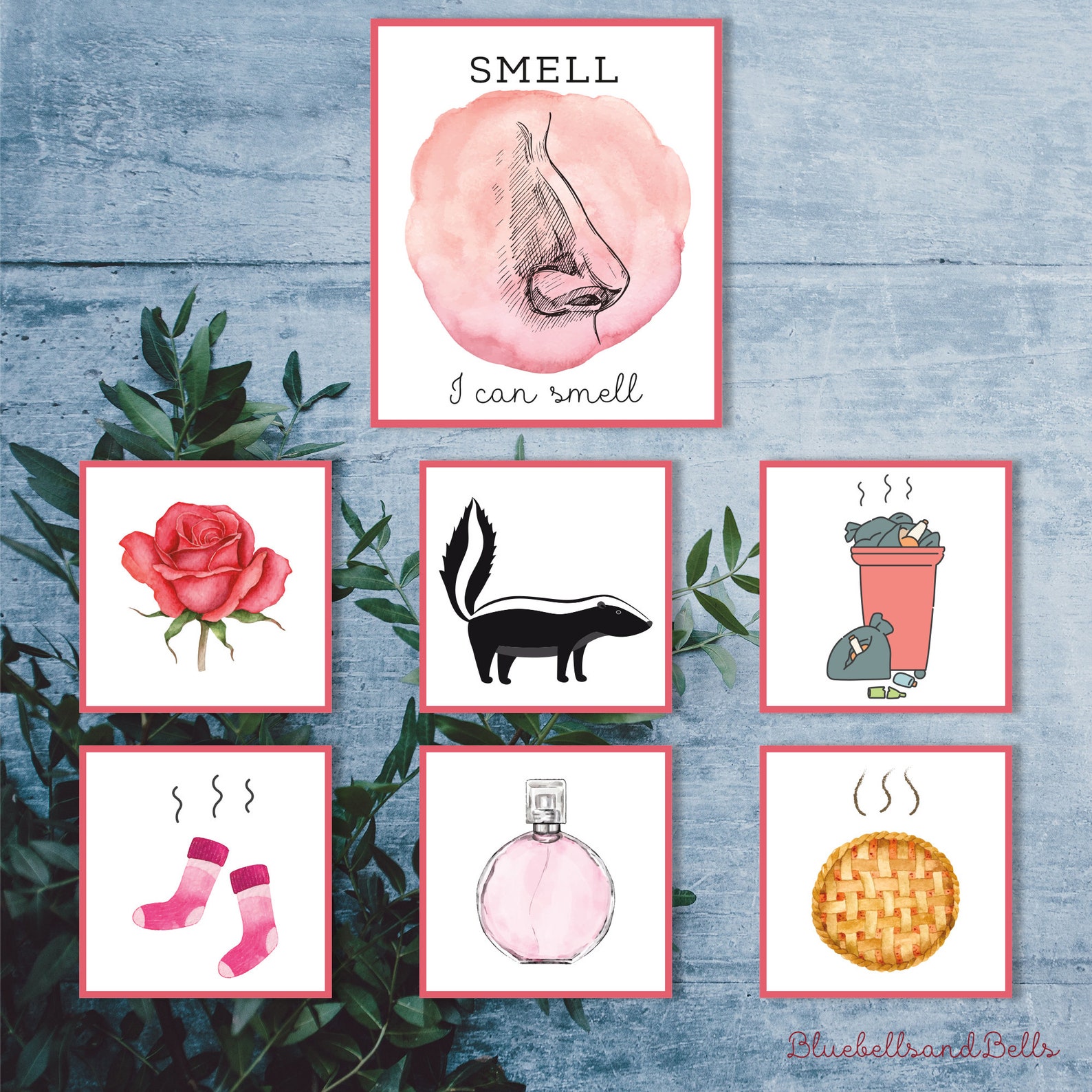 Five Senses Sorting Activity. Kids Printable Game. - Etsy