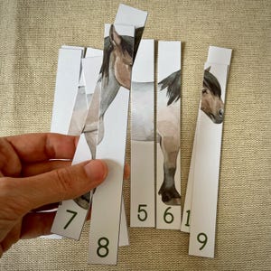 Farm Animal Number Sequence Puzzles 1-10. Preschool Math Printable ...