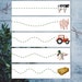 Farm Animal Cutting Strips. Preschool Scissor Practice - Etsy