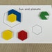 Outer Space Pattern Blocks Templates. Solar System Preschool and ...